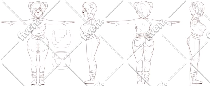 T Pose Character Turnaround Download 34 character turnaround stock illustrations vectors clipart ...
